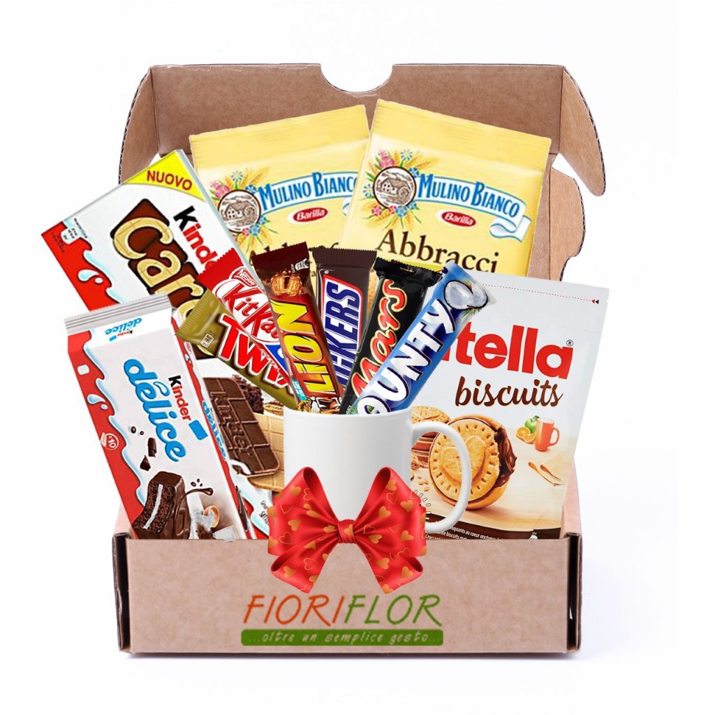 Pacco Regalo Goloso Amore con Tazza e Cioccolato